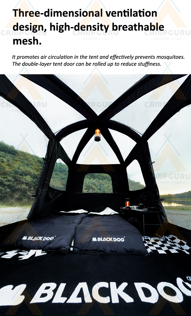 Blackdog ShanTing 6.8 Mountain Yard Camping Tent Easy Set Up ...