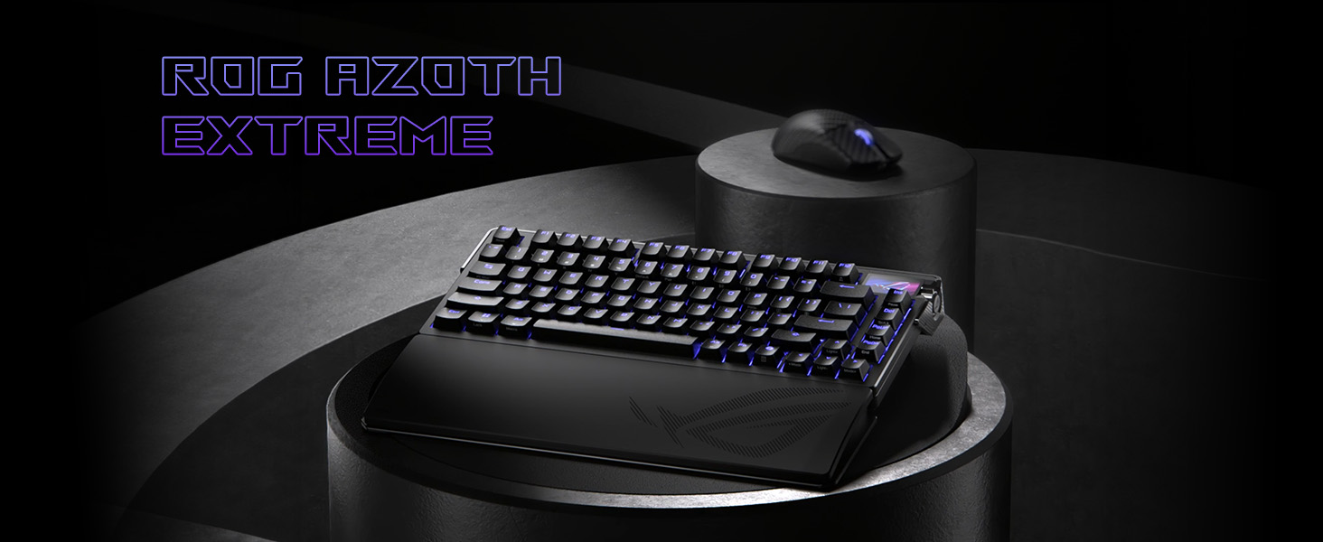 Asus ROG Azoth Extreme 75% Tri-Mode Wireless Hot-swappable NX ...