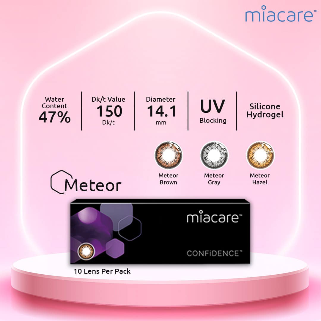 evo miacare CONFiDENCE Colour Silicone Hydrogel Daily Contact Lenses 10 ...