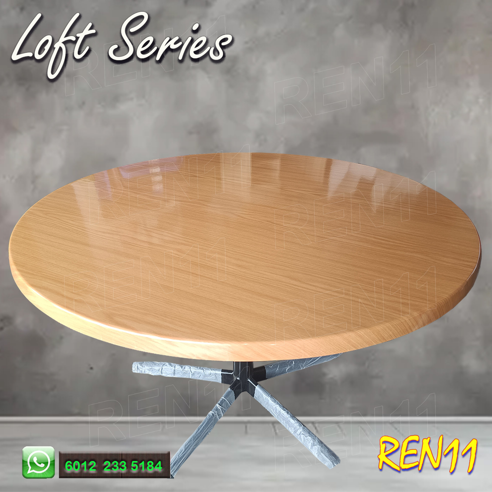 Restoran Furniture ,Meja Makan, Solid Table Top ,White Marble ...