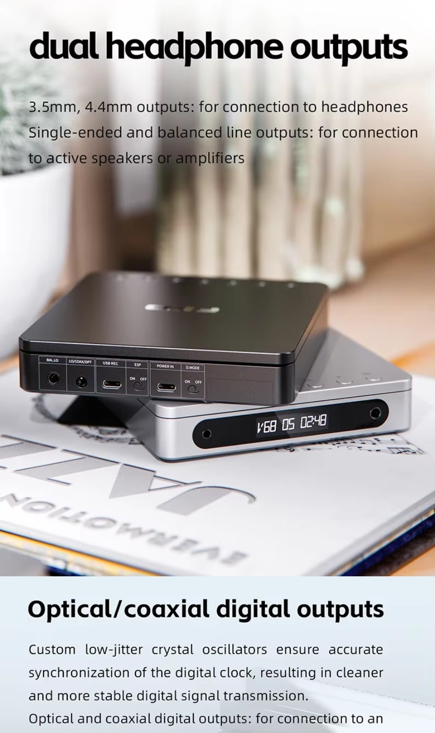 FiiO DM13 BT, CD Player: Dual CS43198 DAC Bluetooth aptX HD Balanced ...