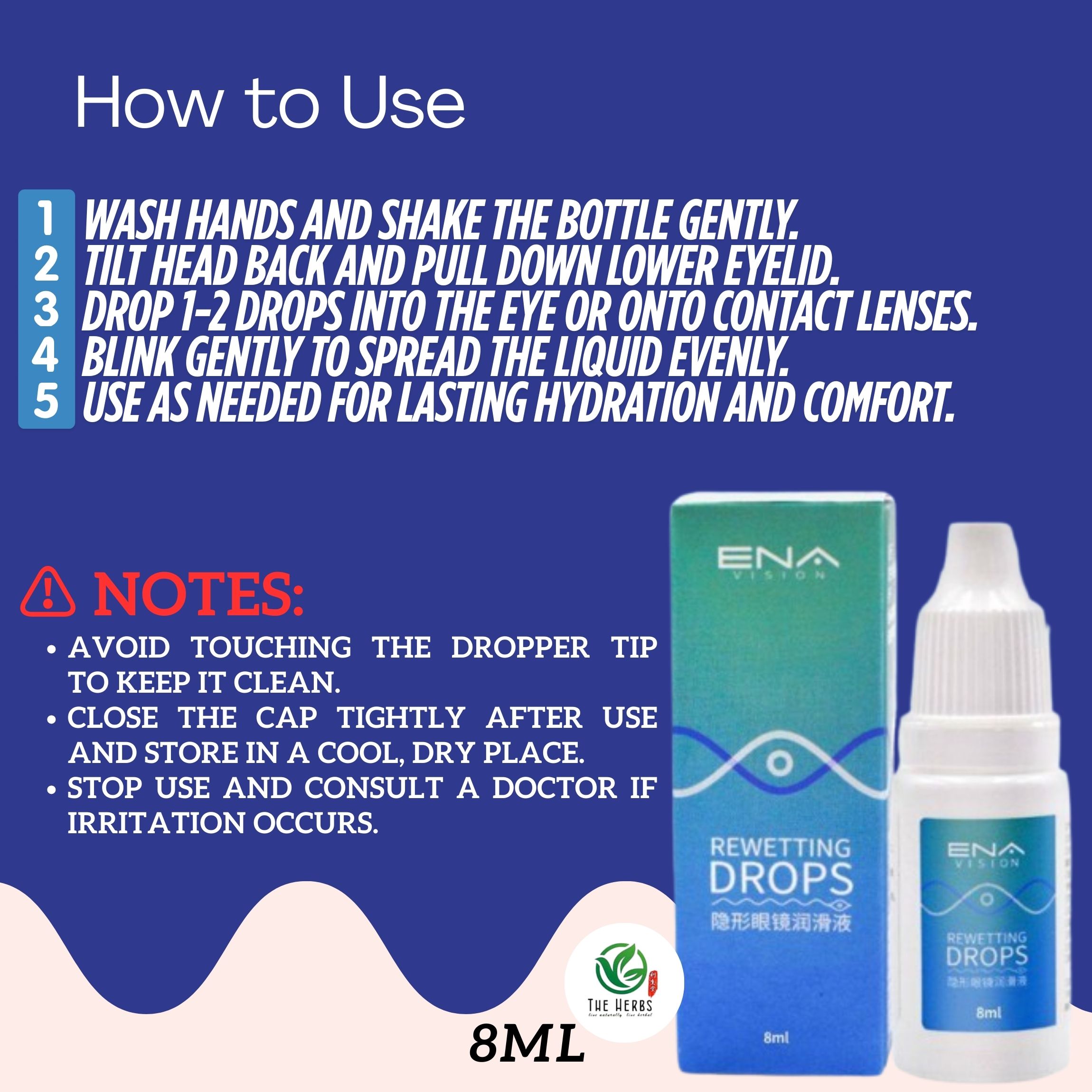Contact Lens Eye Drops Contact Lens Rewetting Drops Lubricating Eye ...