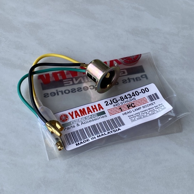 YAMAHA Y80 Y100 Y110 LC135 Y125ZR EGO C70 HEAD LAMP SOCKET SOKET LAMPU DEPAN 2JG-84340-00 ...
