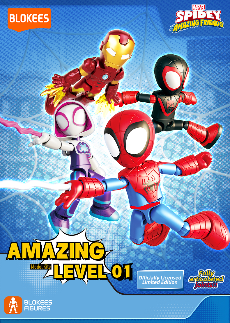 Blokees Figures Marvel Building Blocks Toys Spidey and His Amazing ...