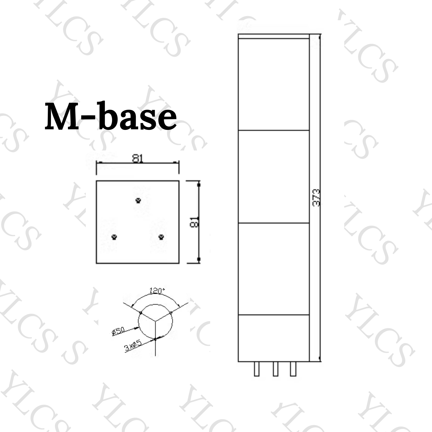 Square Multi-tier Tower Lights Warning Lights/ Square Signal Lights ...