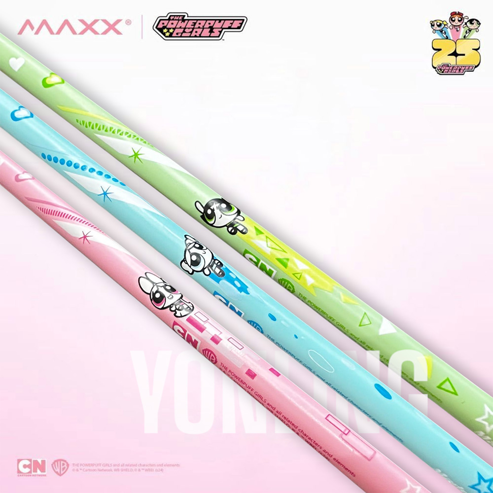 MAXX POWERPUFF GIRL Limited Edition Original (30lbs) Badminton Racket ...