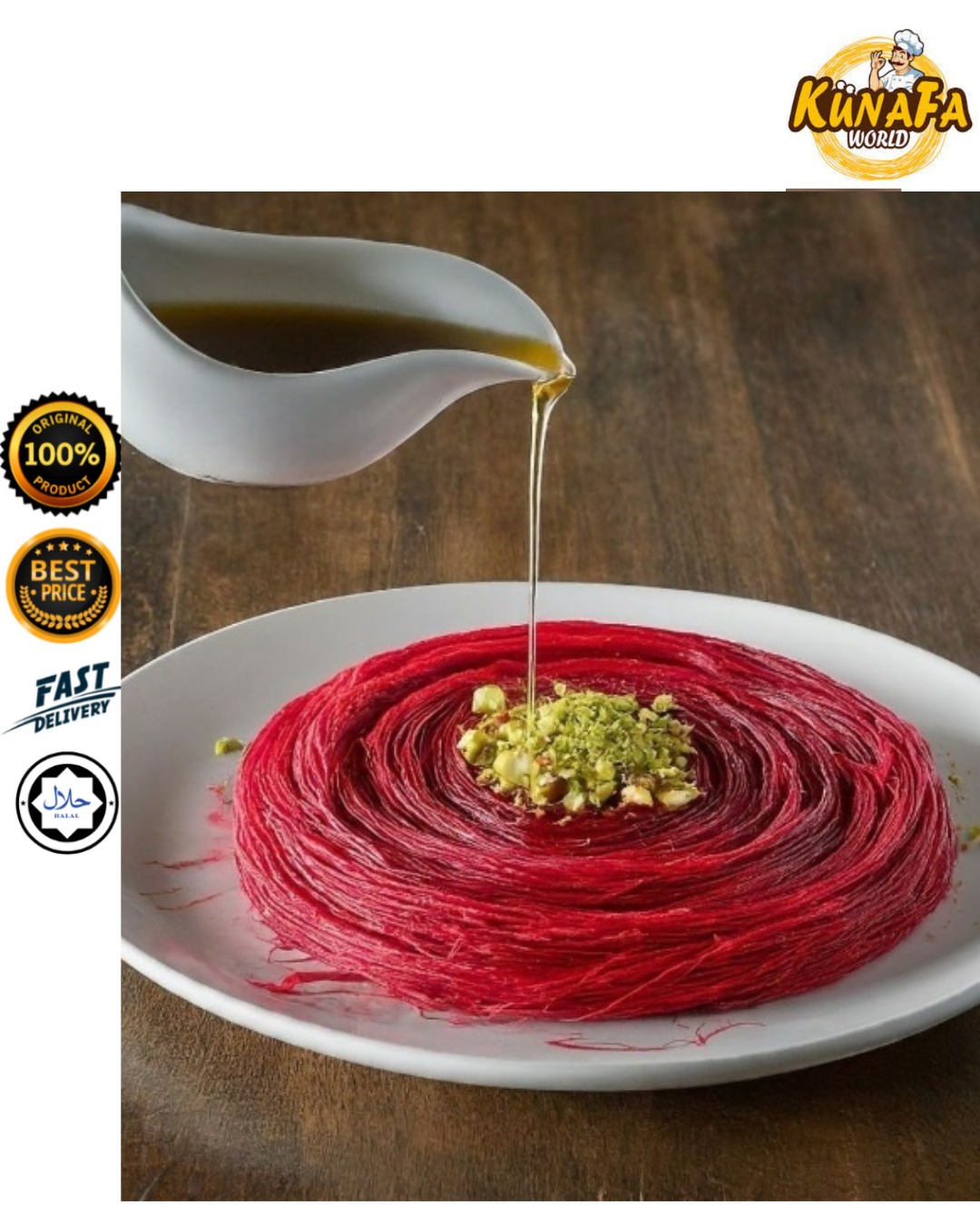 Kunafa Plate Aluminium - Kunafa Pan - Nampan Kunafa Aluminium - Kunafa ...