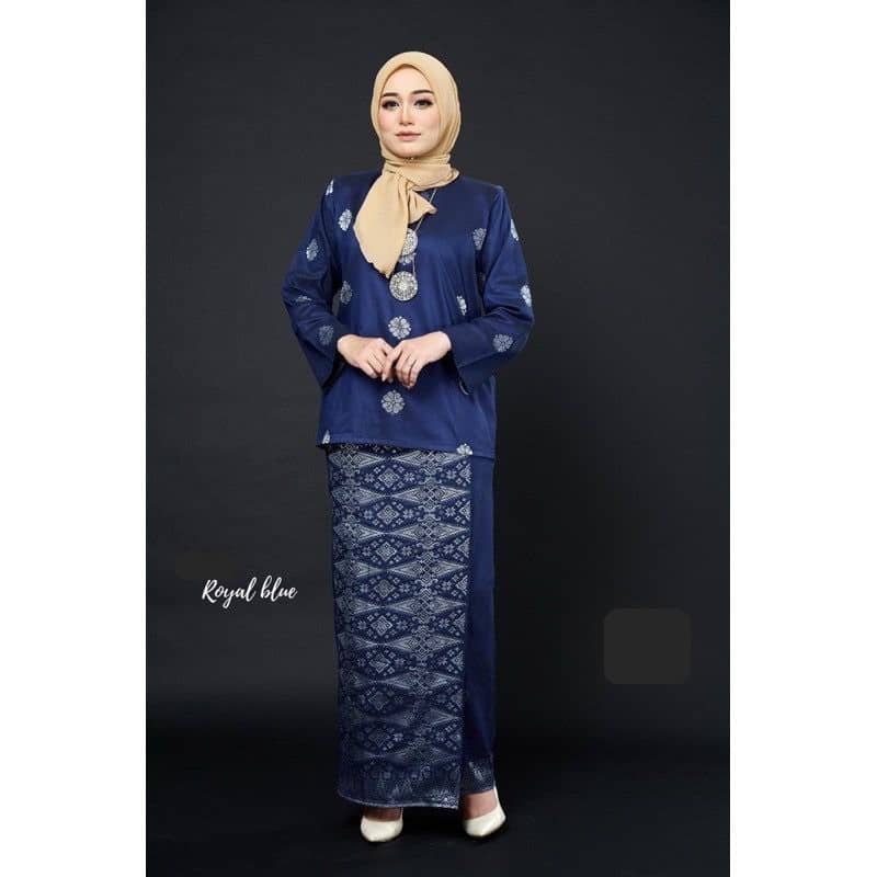 Baju Kurung Kedah Songket Tenun Bunga Tabur, Baju Raya 2025 viral, Baju ...