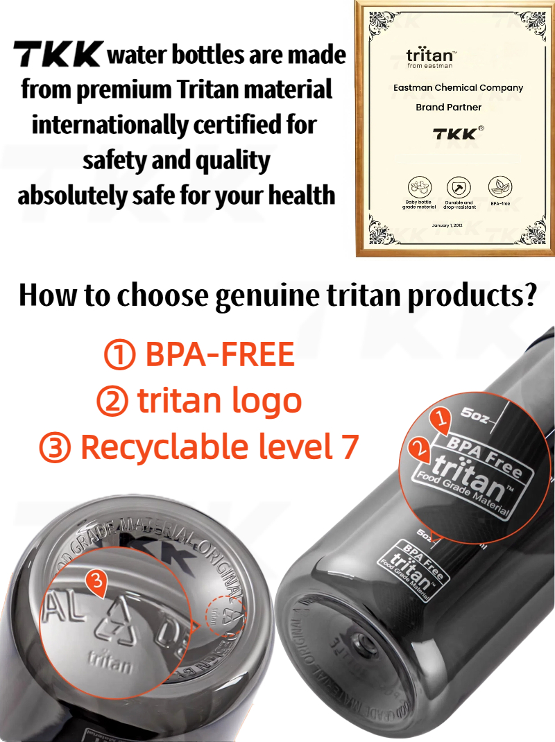 TKK Botol Air BPA Free Water Bottle Sports with straw tritan 400ML/600ML/1L/2L Ready stock ...