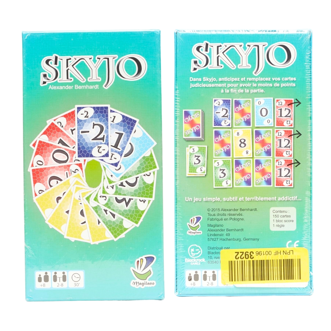 SKYJO Card Game Fun Strategy Board Game for Kids Family Friends ...