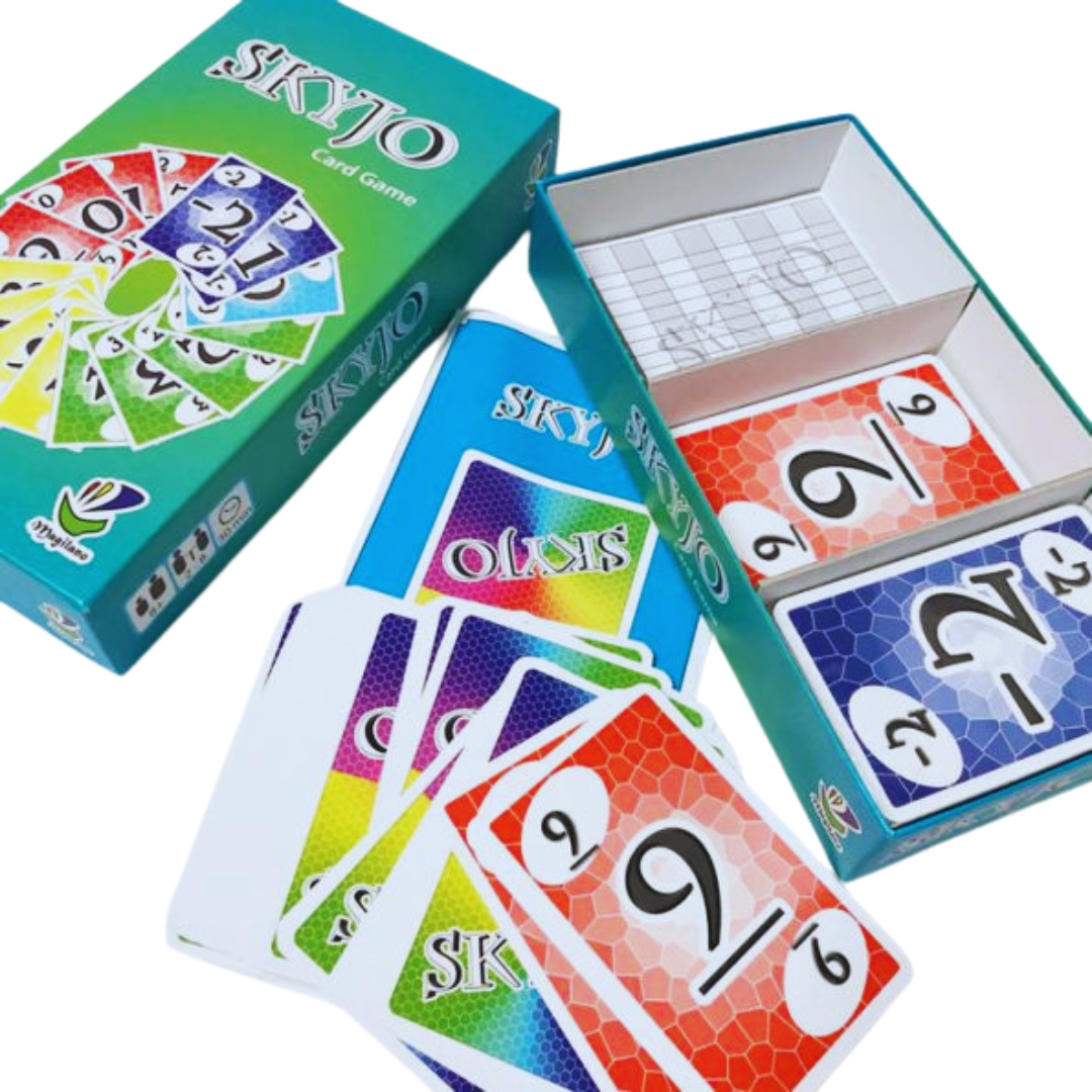 SKYJO Card Game Fun Strategy Board Game for Kids Family Friends ...