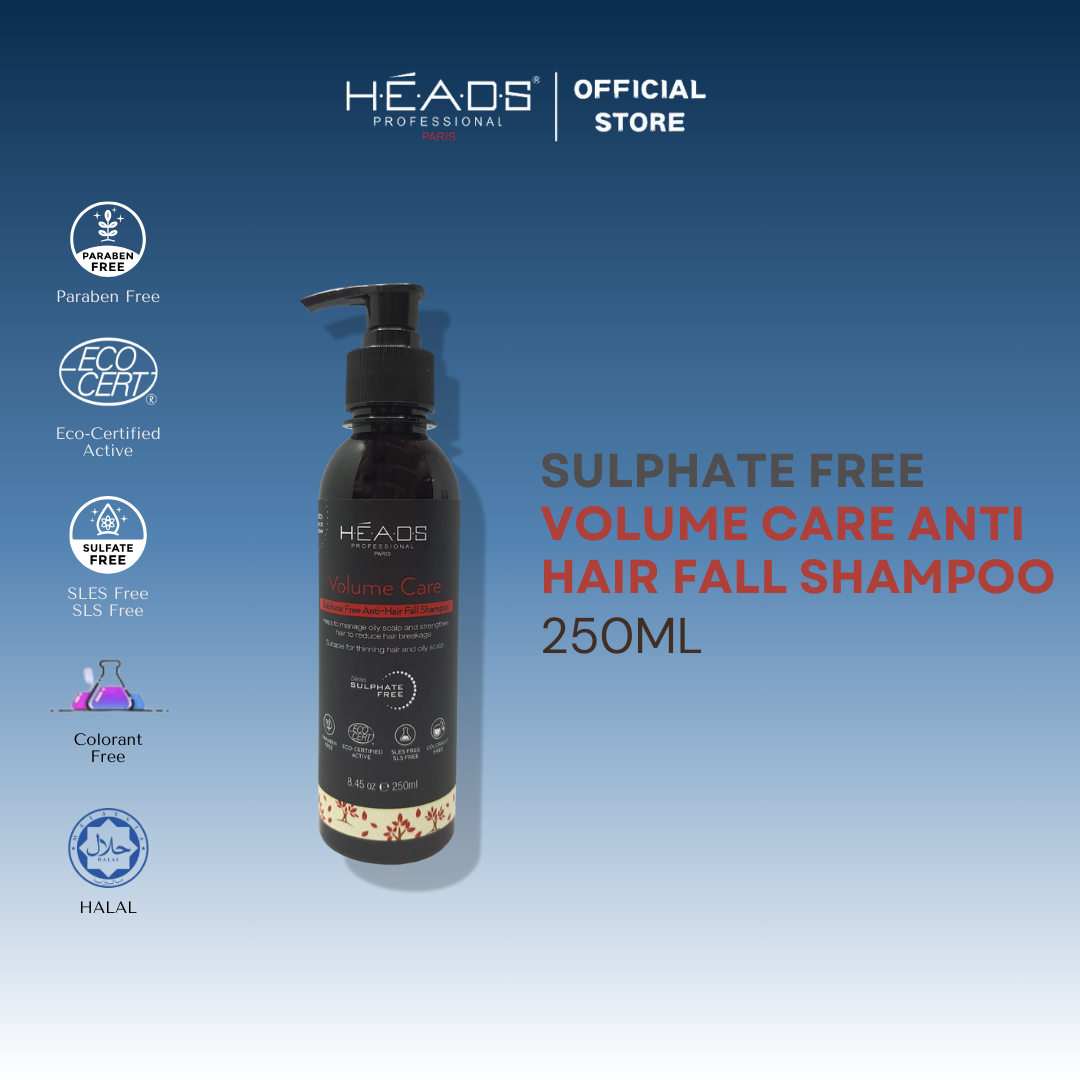 HEADS Sulphate Free Hair Shampoo Set for Anti-Hair Loss Dandruff Repair ...