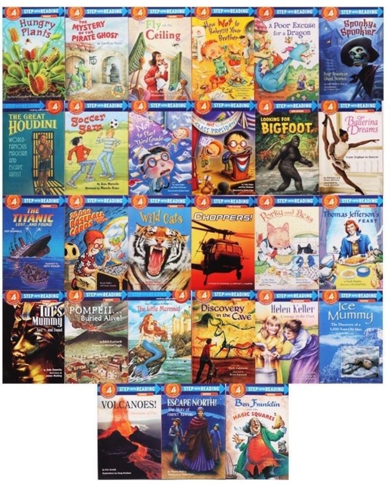 Step Into Reading Level 4 Story Books | Shopee Malaysia