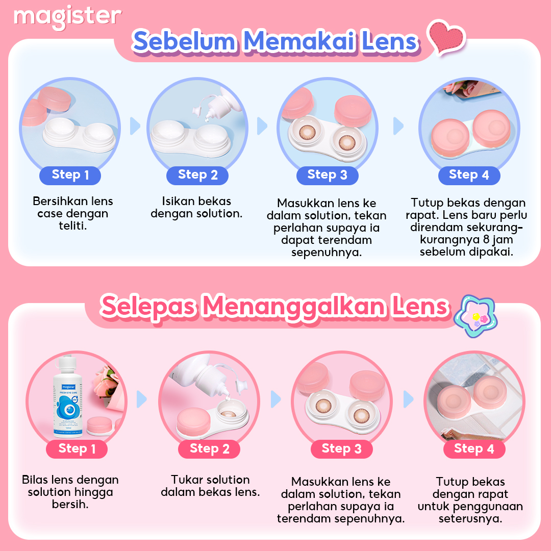 [0.00~-6.00] Magister Contact Lens 2Pcs Nils Series 14.2mm Contact Lens ...