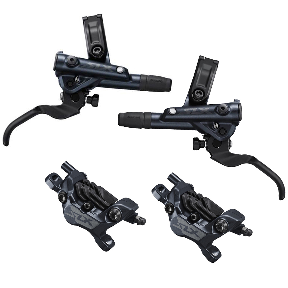 SHIMANO SLX M7120 M7100 12 SPD 4Pot BRAKESET Hydraulic Brake Caliper ...