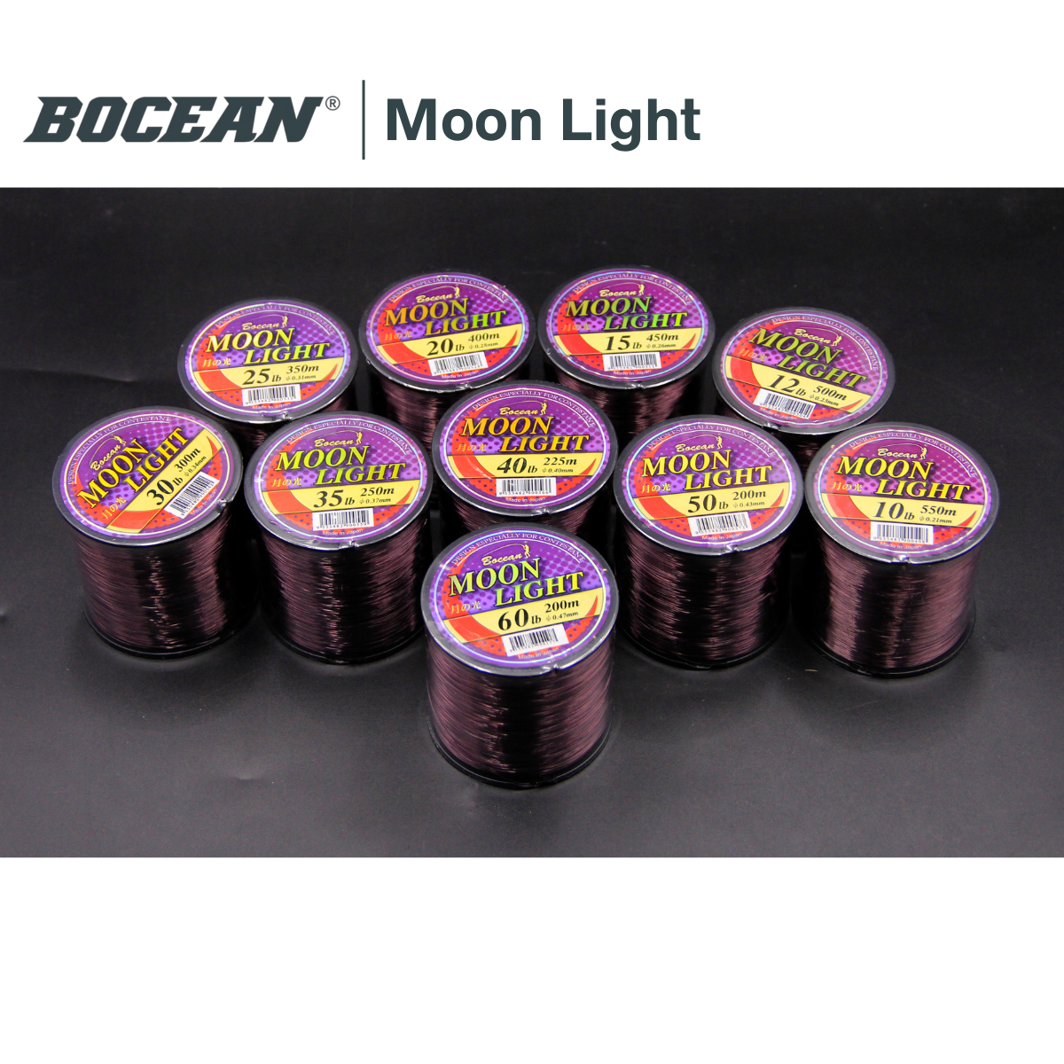 BOCEAN MOONLIGHT PURPLE FISHING LINE SPOOL TALI PANCING TALI TANGSI ...