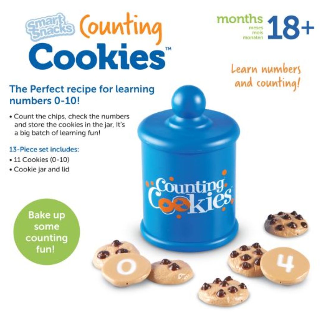 Learning Resources Smart Snacks Counting Cookies- Age 18+ Months ...