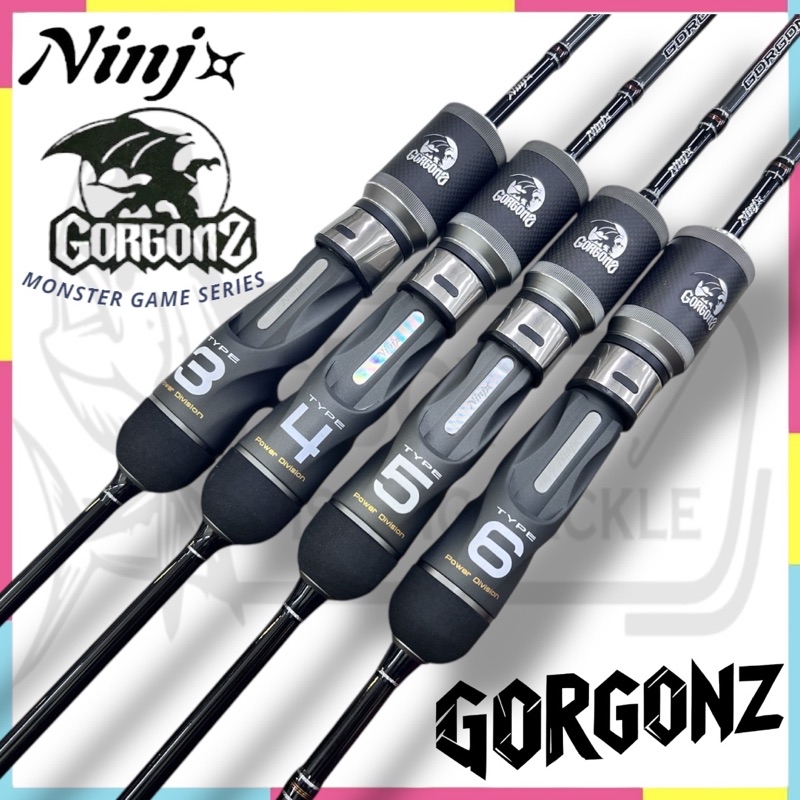2025 NINJA GORGONZ JIGGING OVERHEAD SPINNING SLOW JIG FISHING ROD ...