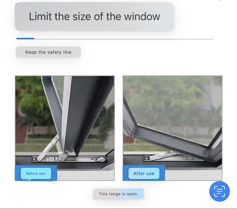 Window Stopper Wind Support Limit Plate Stainless Steel No Punch Window ...