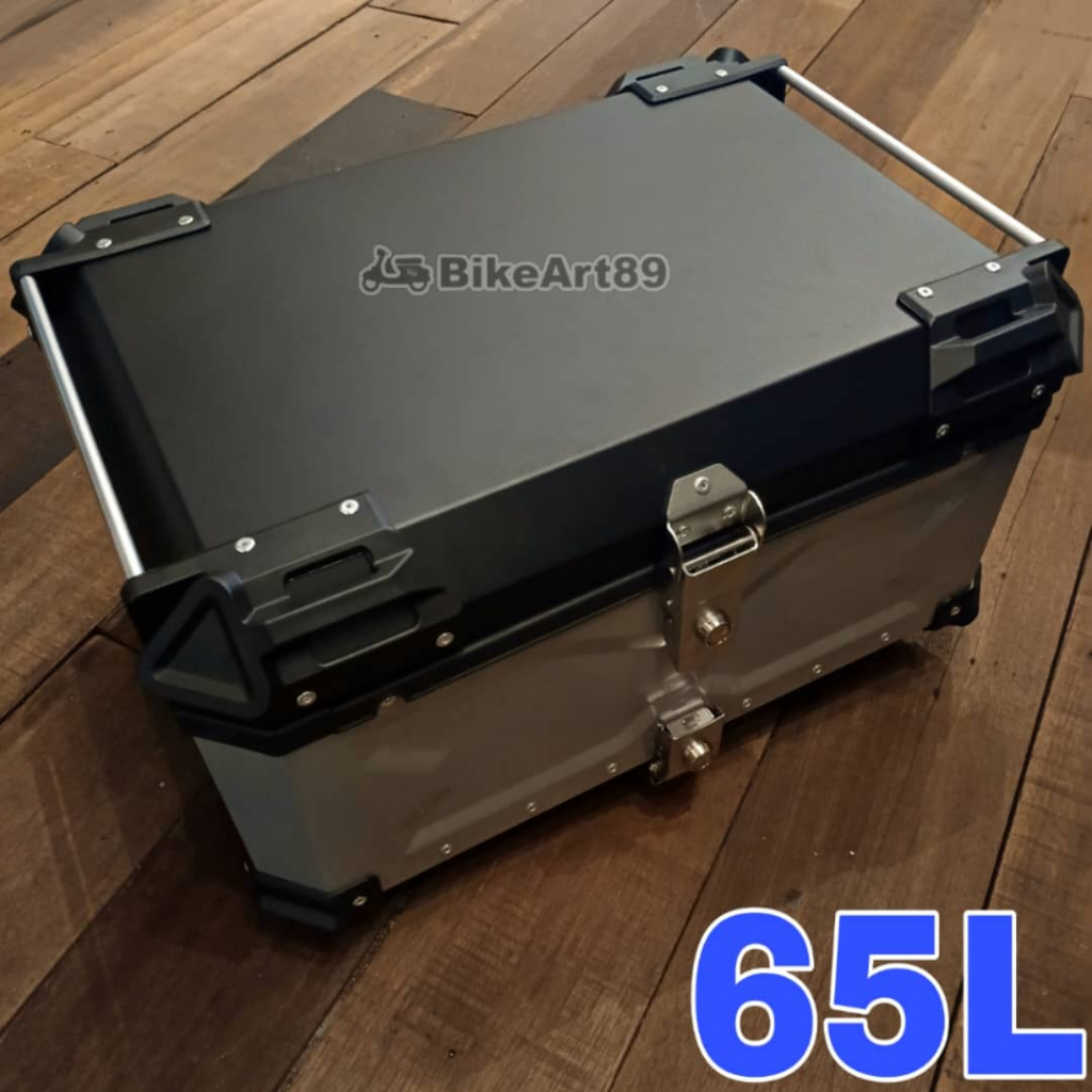 GIVI Monorack Honda RS150 RSX150 RS-X 150 Top Box Aluminium 65L 65 Liter with Base Plate ...