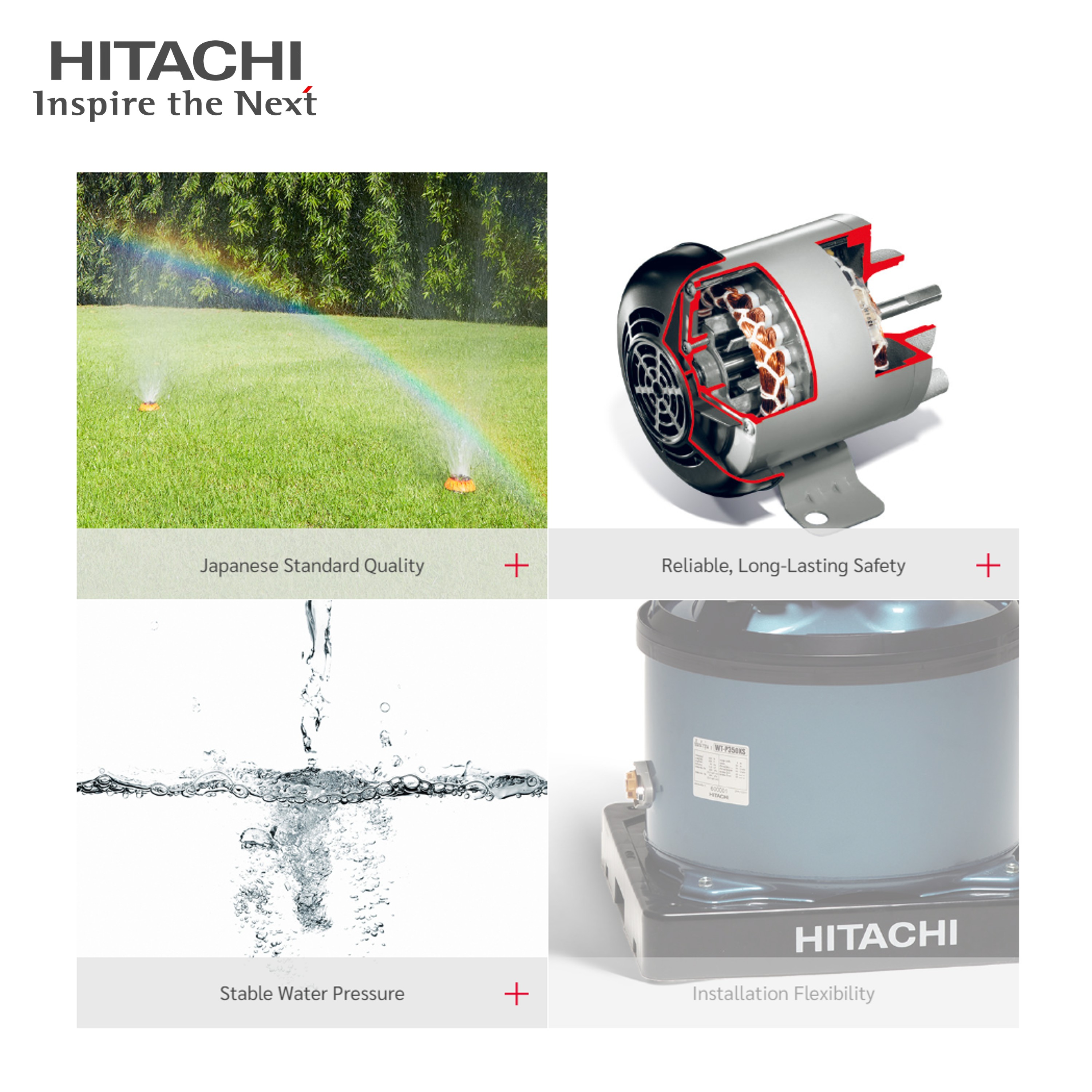 Hitachi Water Pump (300W) WT-P300XS Tank Type 水泵 Pam Air | Shopee Malaysia