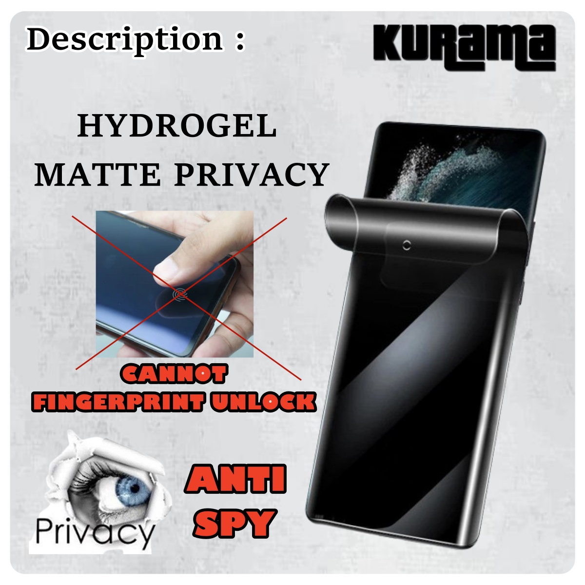 Privacy Hydrogel Screen Protector Oppo A5 Pro 5G / A5x / A3 2024 / A3x 4G / A3 Pro / A2 Pro ...