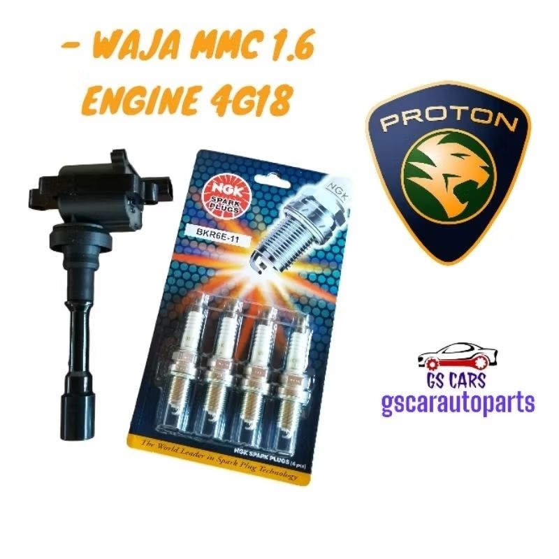 Proton waja 1.6mmc 4g18 engine denso plug coil / ignition plug coil ...