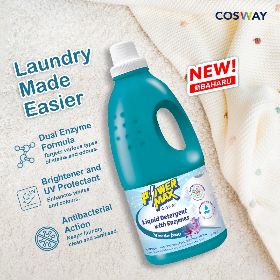 PowerMax Liquid Detergent with Enzymes (08177) | Shopee Malaysia