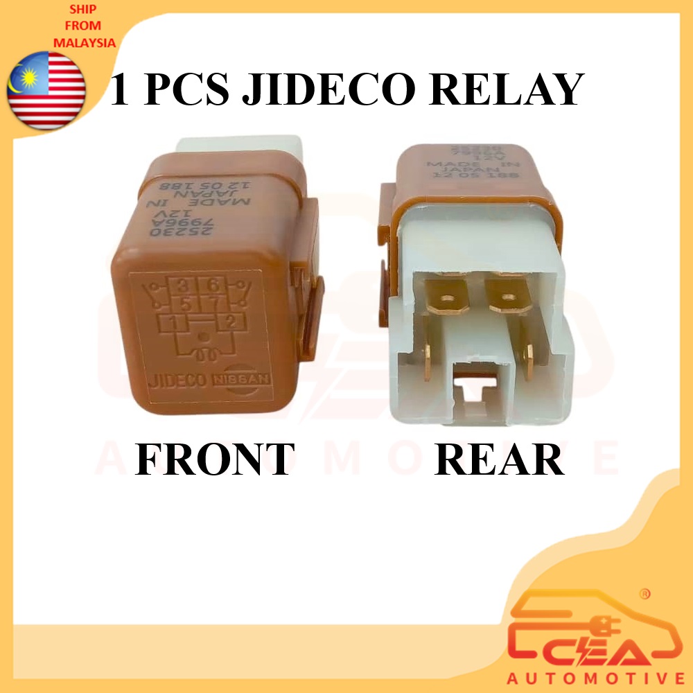 1PCS 6 PIN JIDECO ORIGINAL NISSAN RELAY 25230-7996A FAN RELAY IGNITION ...