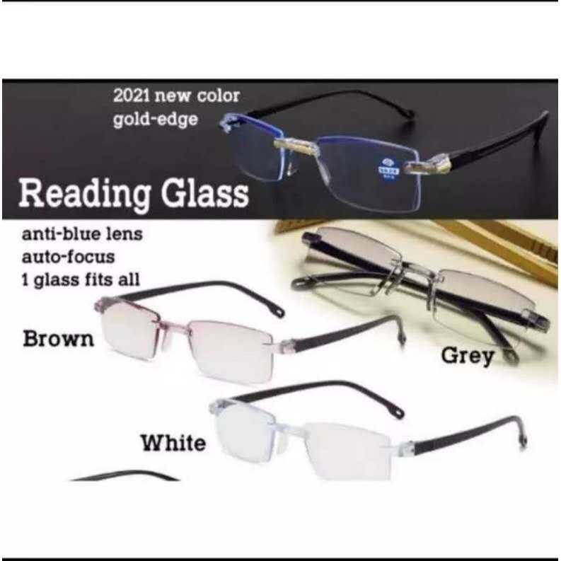 Cermin Mata Rabun Dekat Autofokus /高清防蓝光智能老花眼镜/HD Anti-Blu-Ray Reading ...
