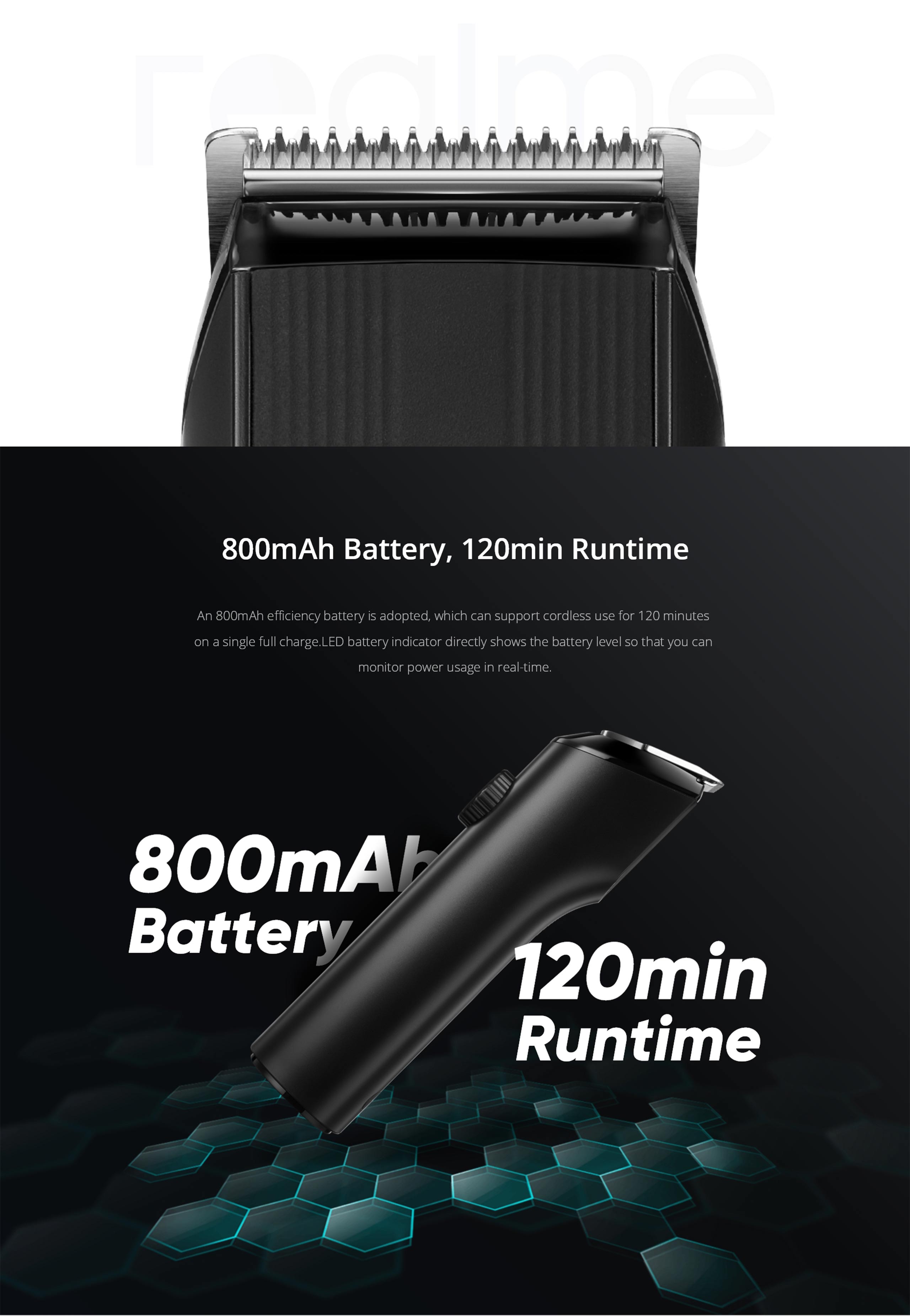 Realme Beard Trimmer RMH2016 [20 Length Settings with 0.5mm Precision ...