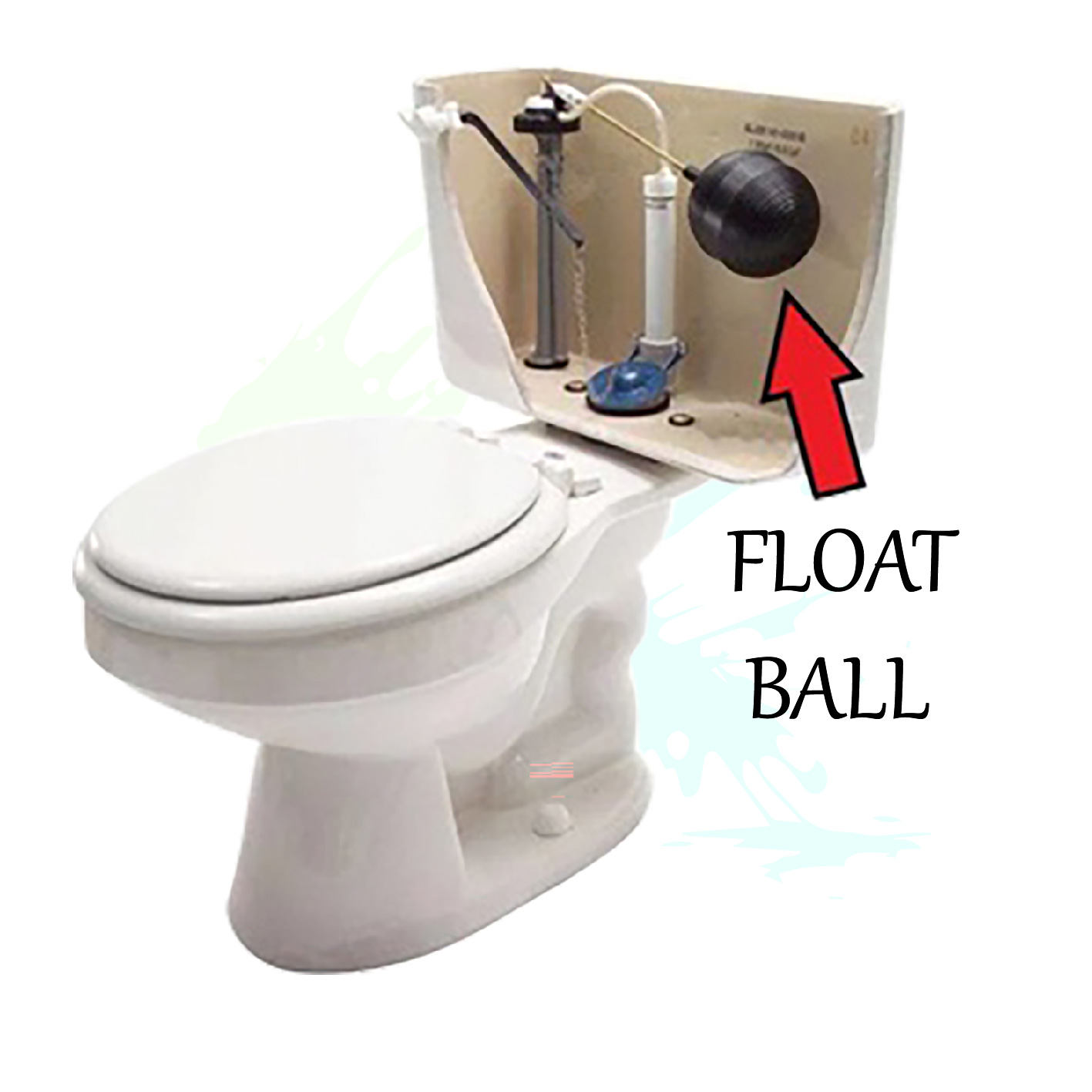 HOMEEASE 1/2 inch / 3/4 Inch Poly Float Ball for Water Tank Float Valve ...