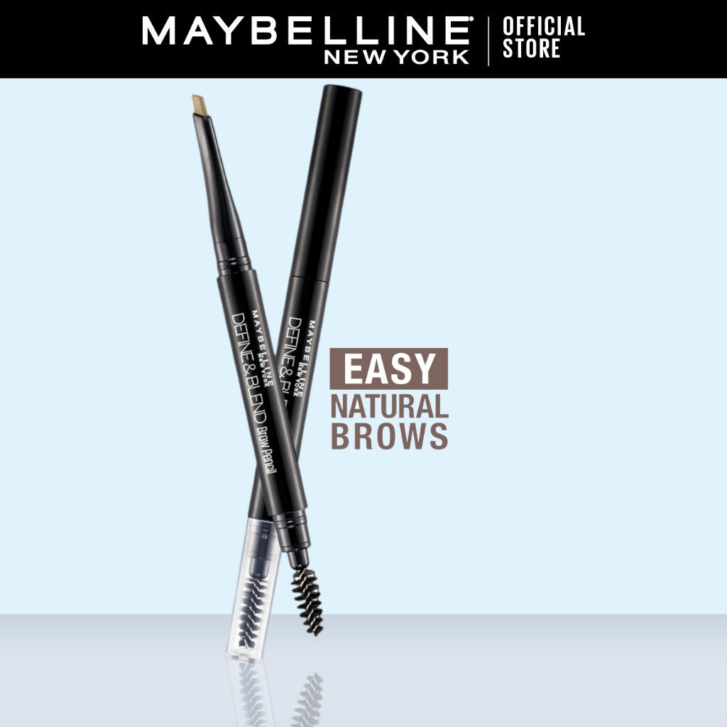 Maybelline Define & Blend Eyebrow Pencil - Smooth Natural Brows, Full ...