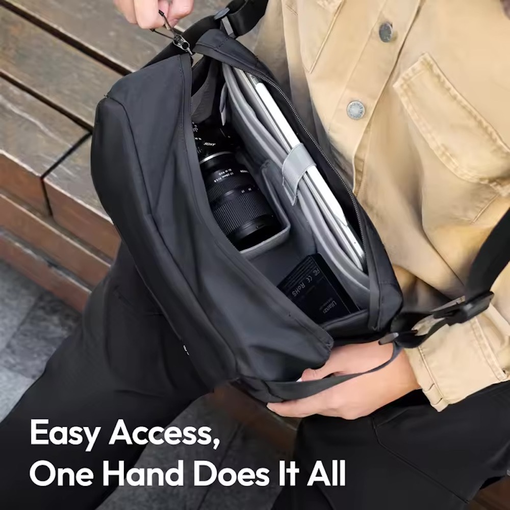 Ulanzi BP11 9L Portable Crossbody Sling Outdoor Photography Shoulder Strap Travel Bag for ...