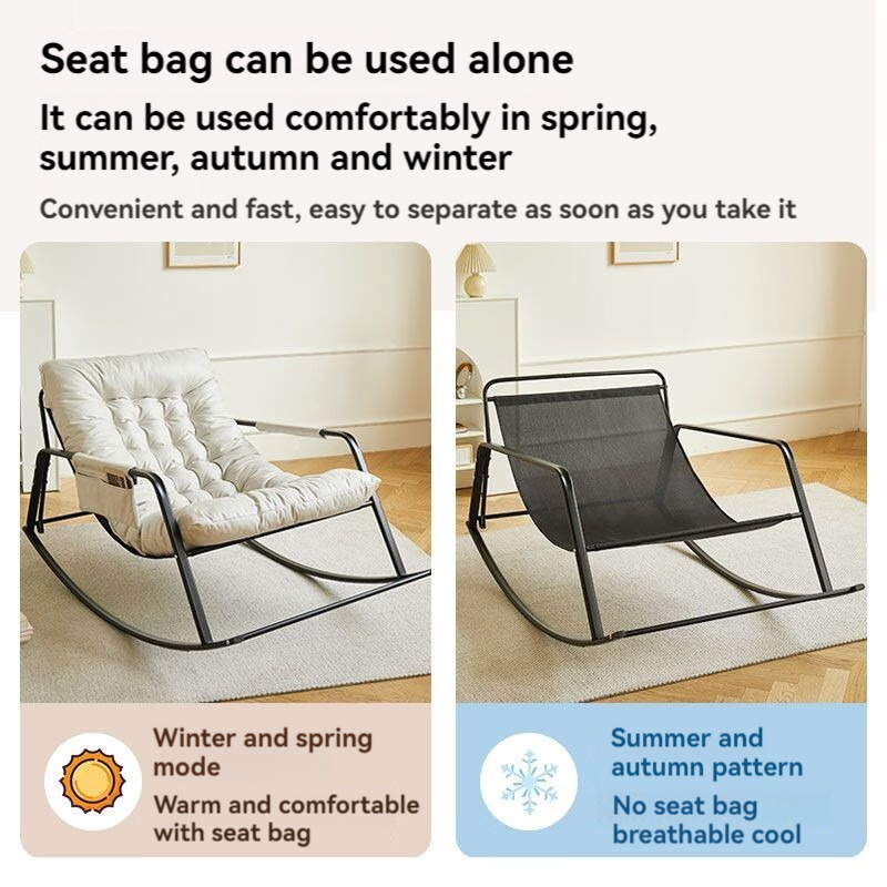 Rocking Chair Lazy Sofa Large Lazy Chair Double Living Room Bedroom ...
