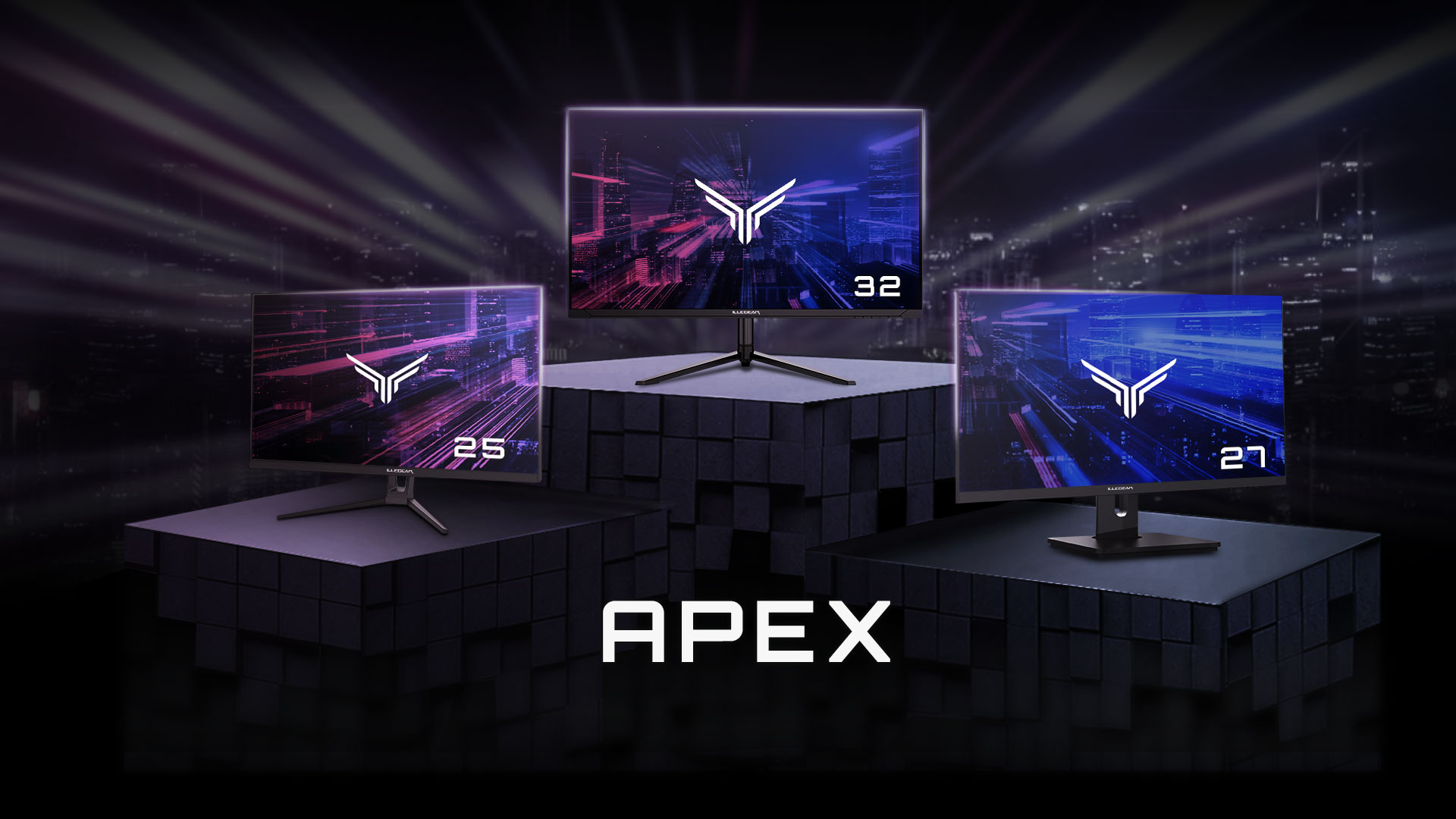 ILLEGEAR APEX 32 ULTRA 4K Gaming Monitor (32" UHD, 144Hz) [3 Year Carry ...