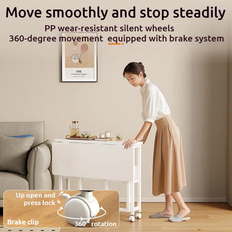 Foldable&Mobile Computer Portable Writing Desk with 360° Lockable ...