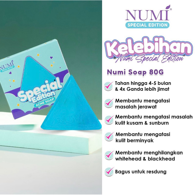 (NEW) NUMI SOAP SPECIAL EDITION 80g | Shopee Malaysia