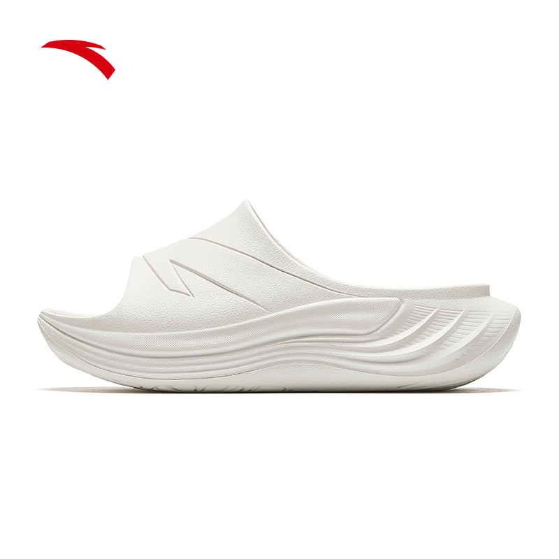 ANTA Women Basic Slippers Slippers 1225C8528-5 -Ivory White/Lotus Pink ...
