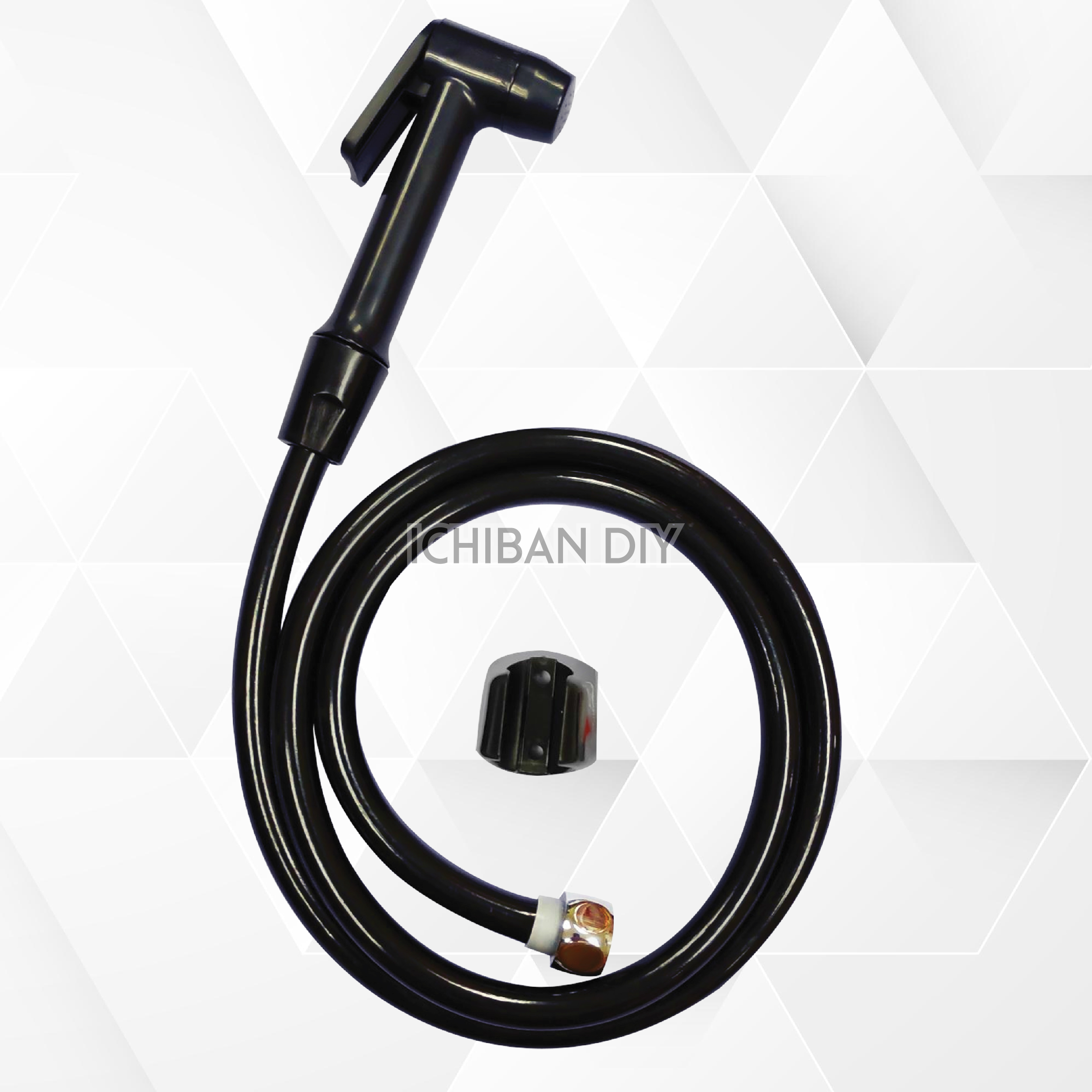 WATERTEC Hand Bidet 501 Valiox + 1.2 meter Hose Zink Black Health ...