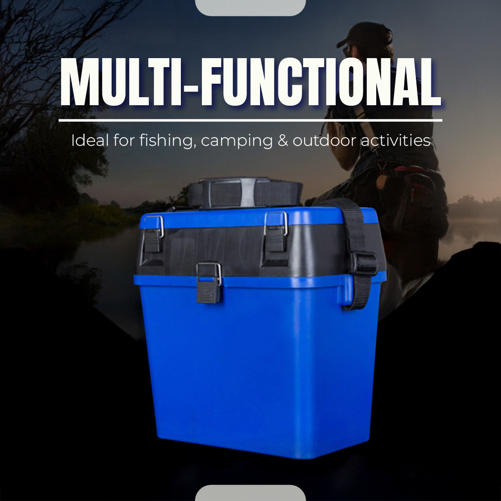 Fishing Box Multifunctional Tackle Box Large Capacity Double Layer ...