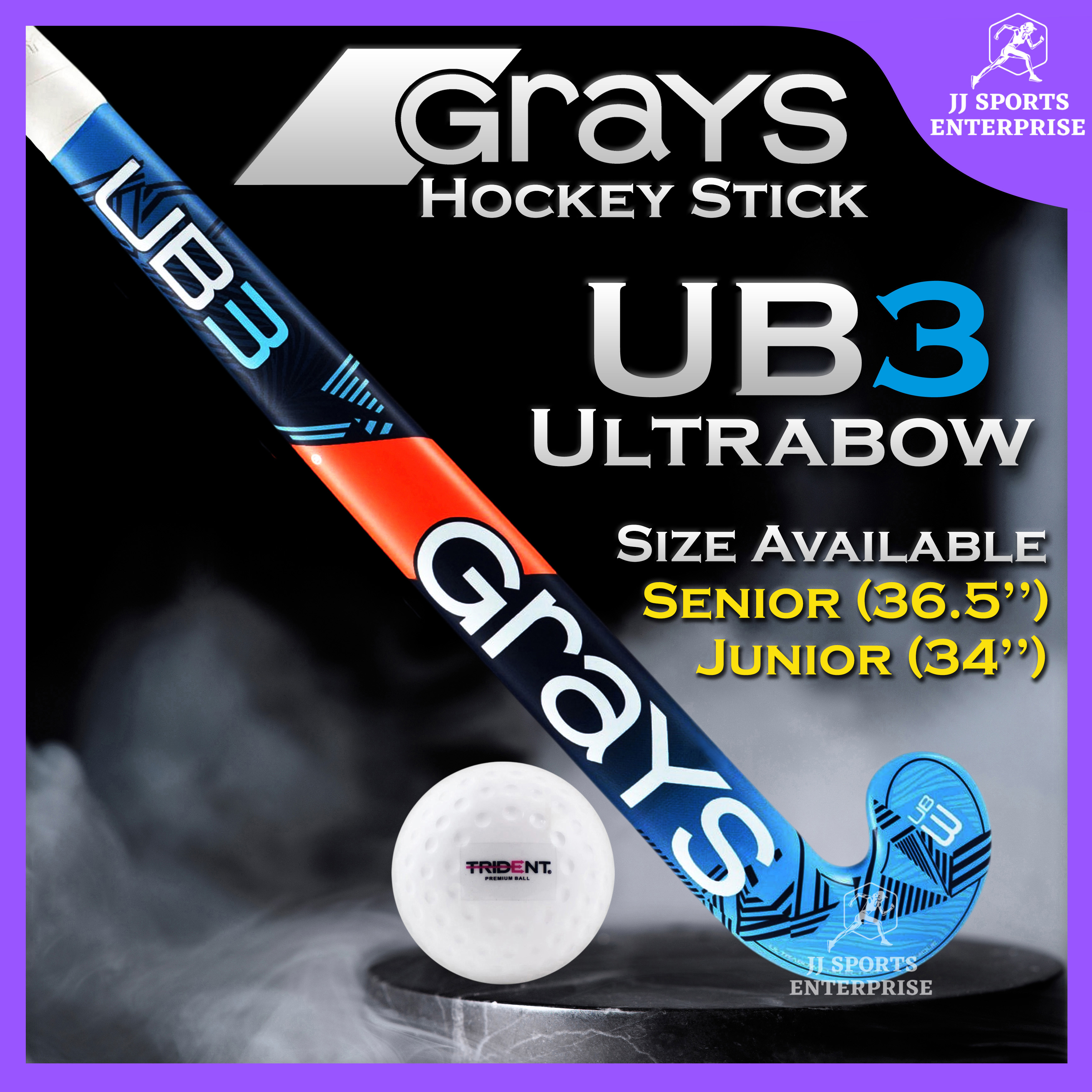 Grays Composite Hockey Stick Ultrabow UB3 Grays Kayu Hoki Trident ...