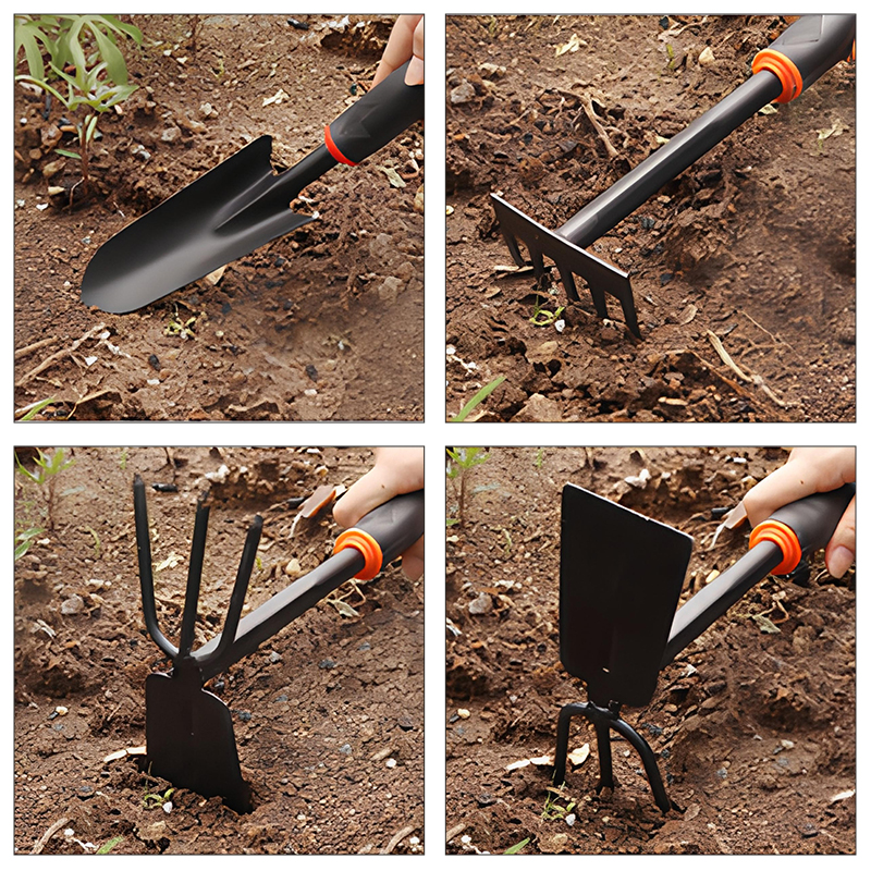 New Metal Shovel Garden Spade Gardening Tools Metal Steel Soil Scooping ...