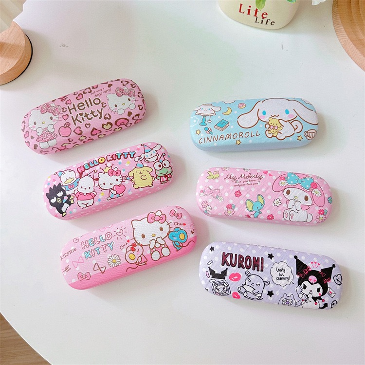 🔥 (Free Lens Cloth) Cute Cartoon Spectacle Case Glasses Case Eyewear ...