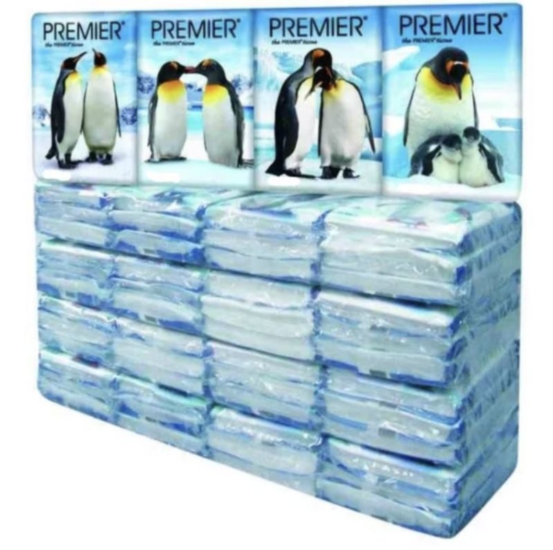Premier Penguin Pocket Tissue 5x12pkt×9sheets / Premier Hanky Pack ...