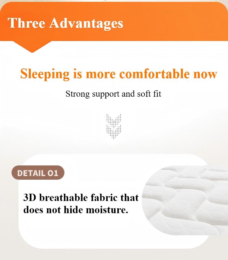 Betensh 25cm Pocket Spring Mattress Single Mattress Queen 20cm Mattress ...