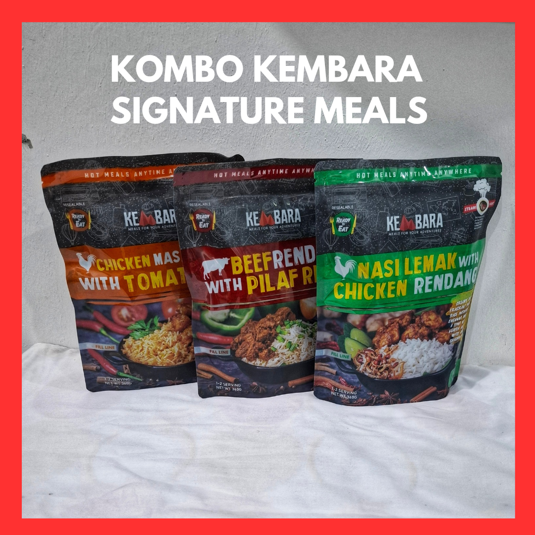 KEMBARA MEALS COMBO Travel Food Nasi Lemak Nasi Tomato Nasi Pilaf Meal Ready To Eat | Shopee ...