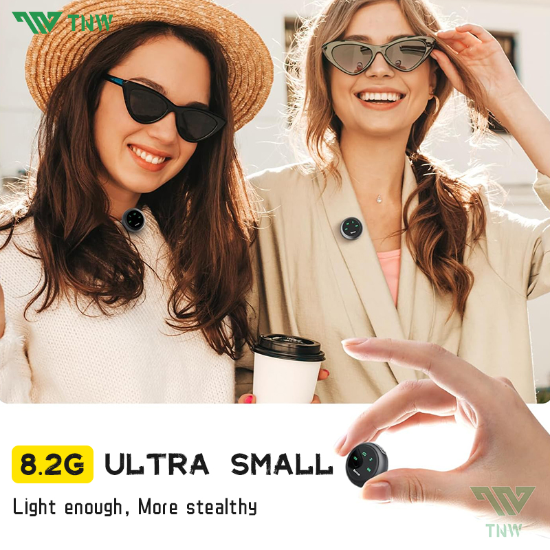 TNW A36 2-In-1 Wireless Lavalier Microphone Noise Cancelling with ...
