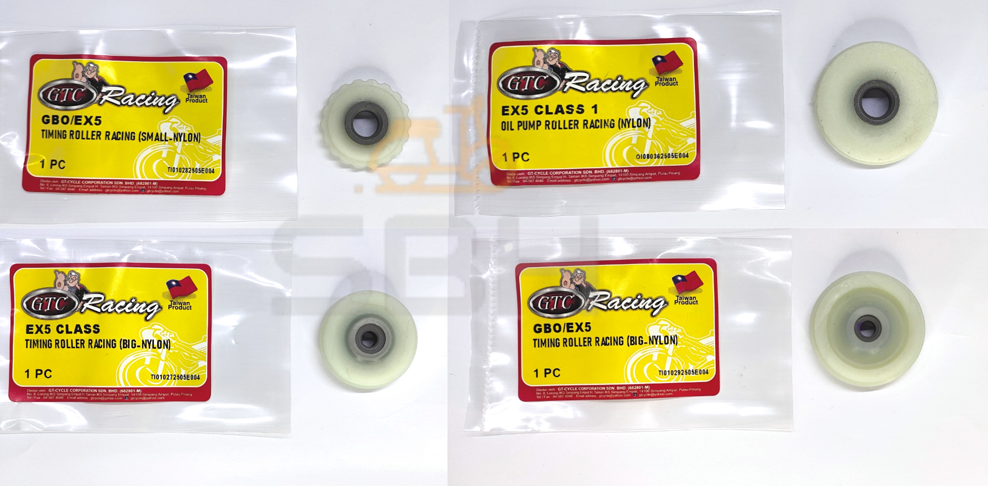 EX5 GBO EX5 CLASS NYLON TIMING ROLLER & OIL PUMP ROLLER RACING | Shopee ...