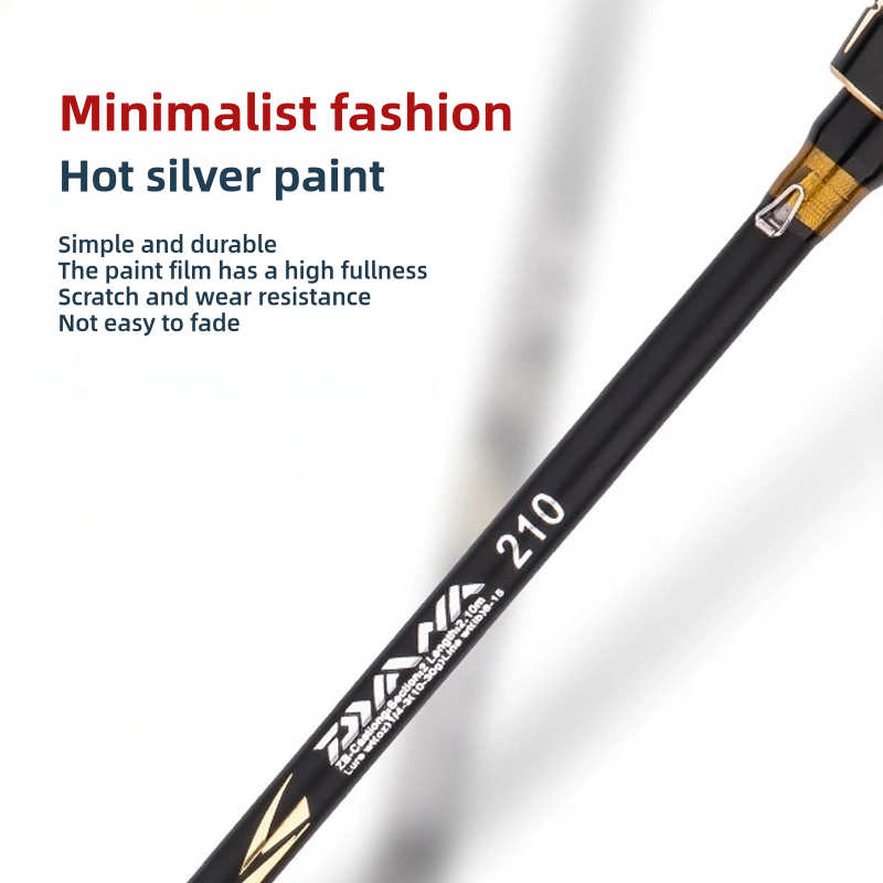 DAIWA Fishing Rod Carbon Fiber Spinning Casting Joran Pancing Murah Ultra Light Rod Batang ...